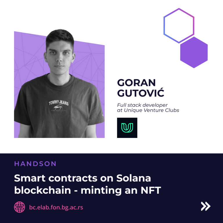 Smart Contracts On Solana Blockchain Minting An Nft Blockchain